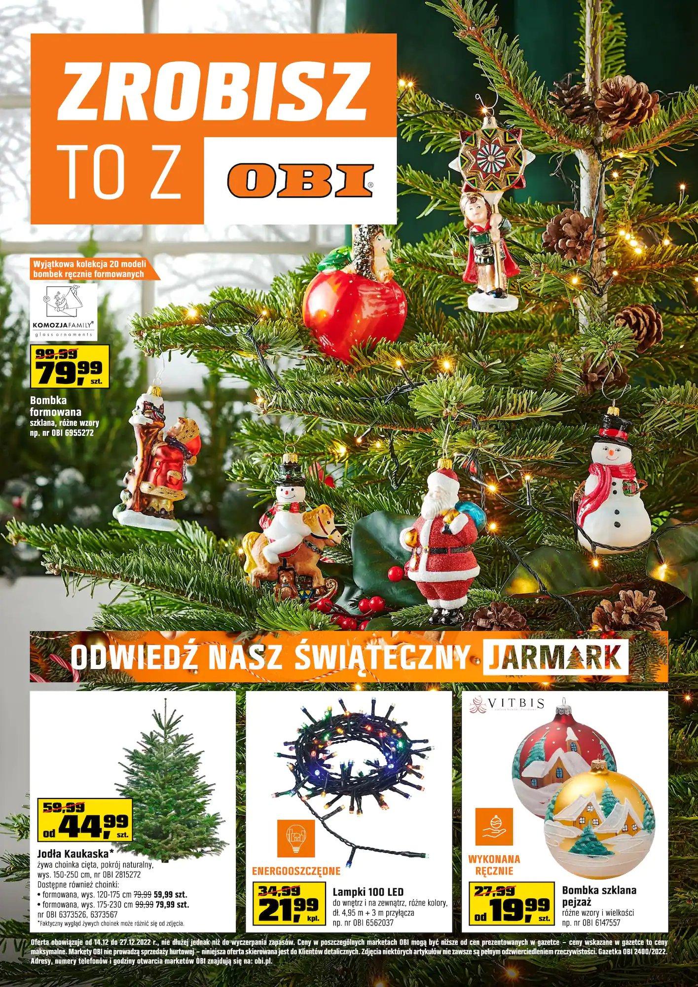 OBI gazetka od 14.12 do 27.12.2022 by iUlotka.pl - Issuu