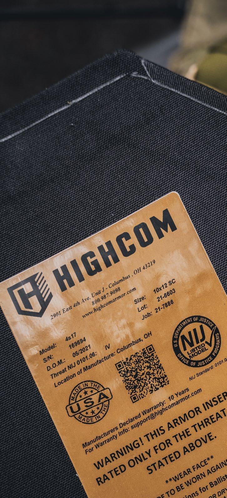 HighCom Armor Product Catalog by highcomarmor - Issuu