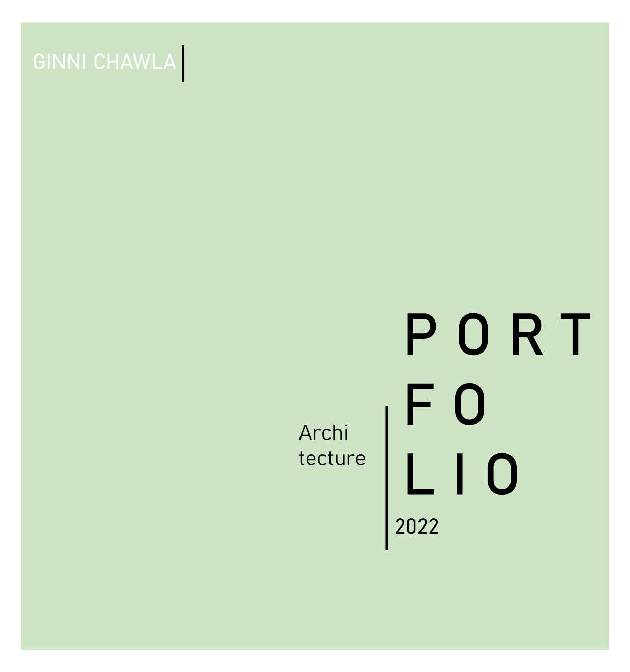 Architecture Portfolio 2022 By Ginni15chawla Issuu