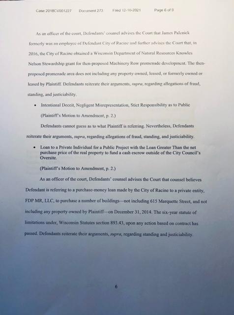 18CV1227 Doc 273 p1-9 by Johnny Cabb - Issuu