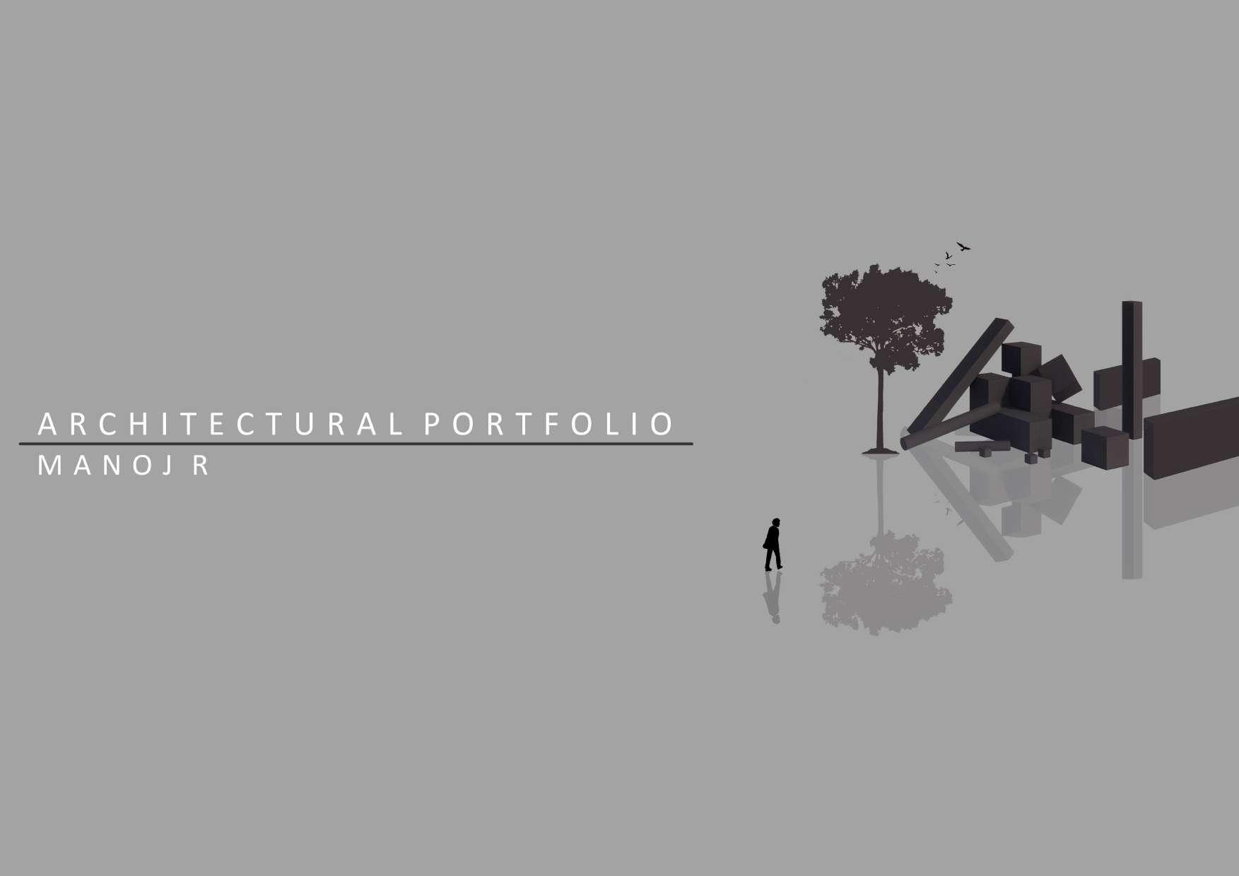 Ar. Manoj R Portfolio by Manoj R - Issuu