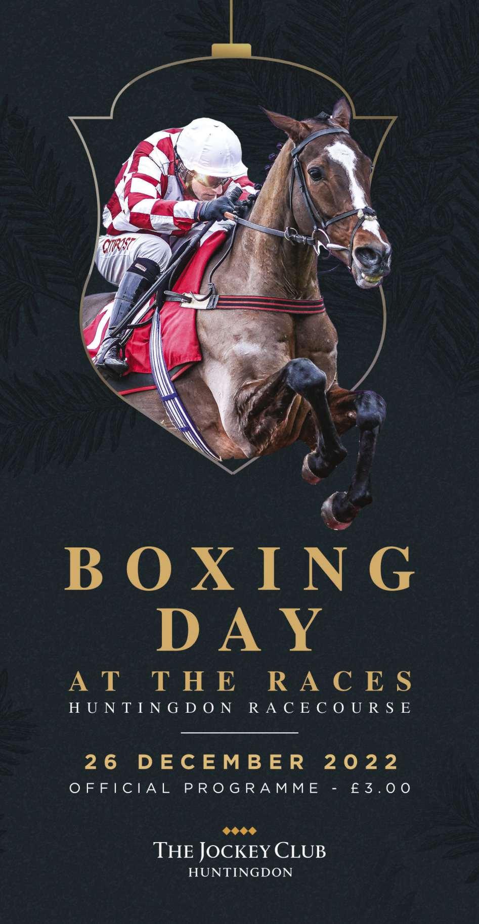 Huntingdon Racecard - Sunday 26th December by Weatherbys - Issuu