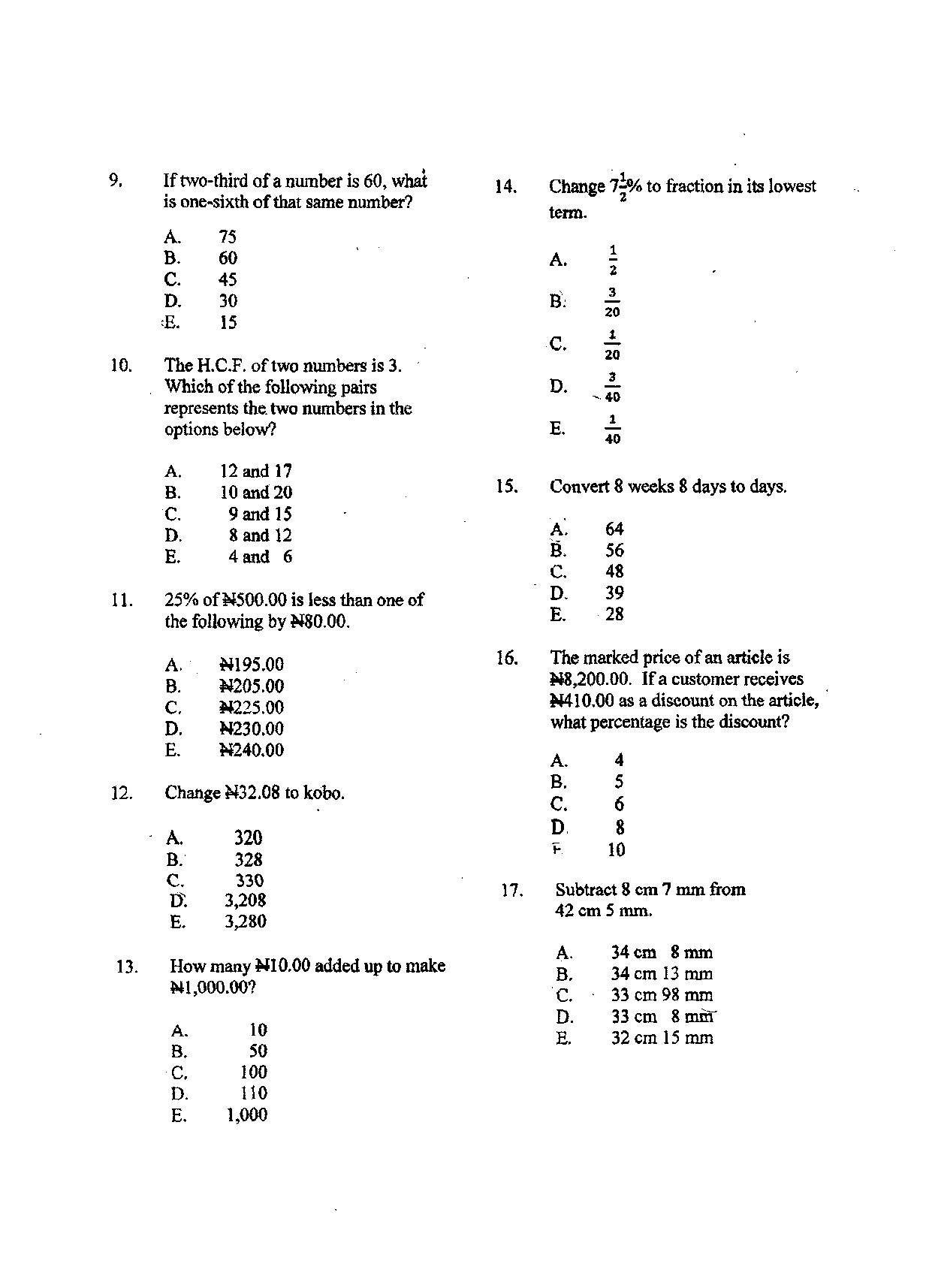 Past Questions for NCEE Nigeria by Charles Godwin - Issuu