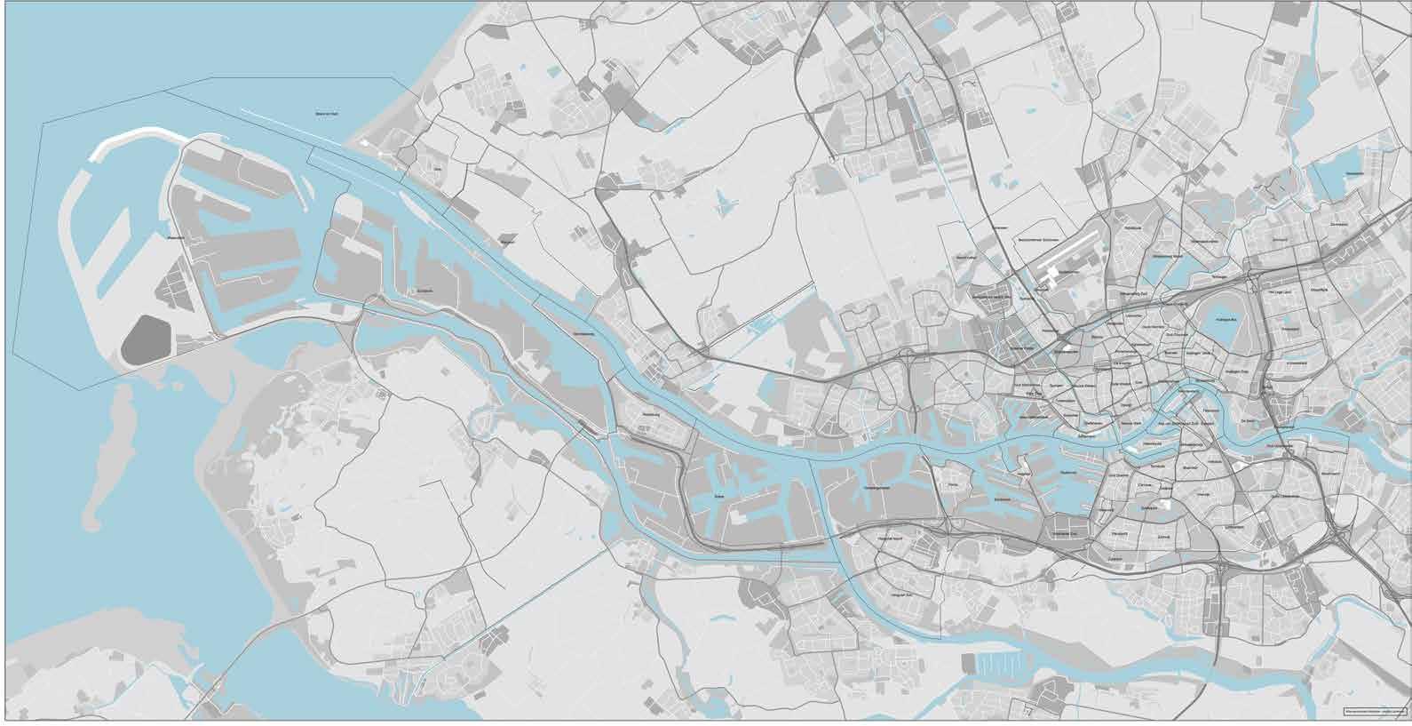 Rotterdam Port Map