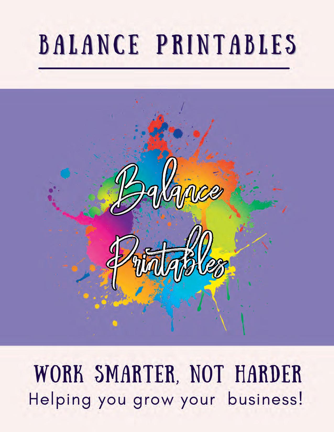 Balance Printables Catalogue by balanceprintables.com - Issuu