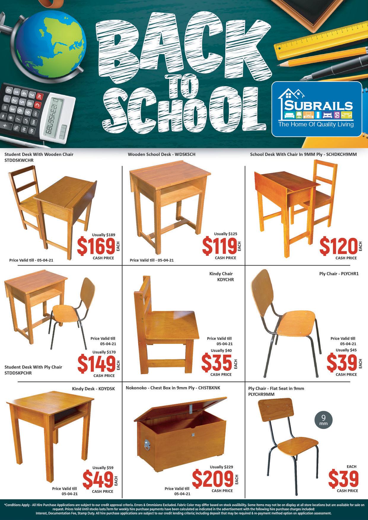 Back to School Catalog 2023 by Subrails Furniture Centre - Issuu