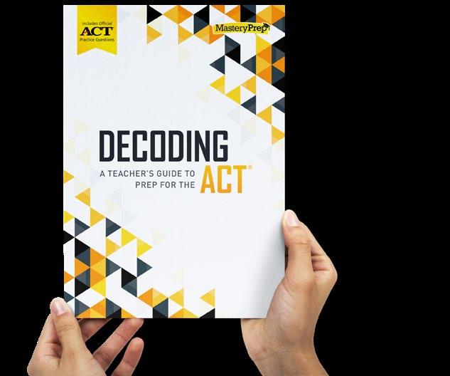 Sample | Decoding: A Teacher's Guide to Prep for the ACT by MasteryPrep ...