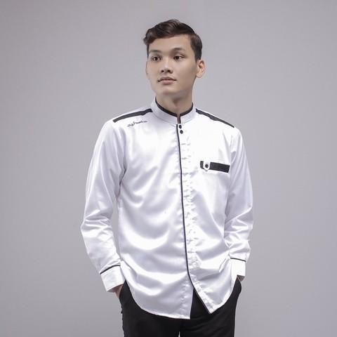 BAHAN ADEM, CALL WA 0895-0840-7170, Baju Koko Pria Putih Polos by ...