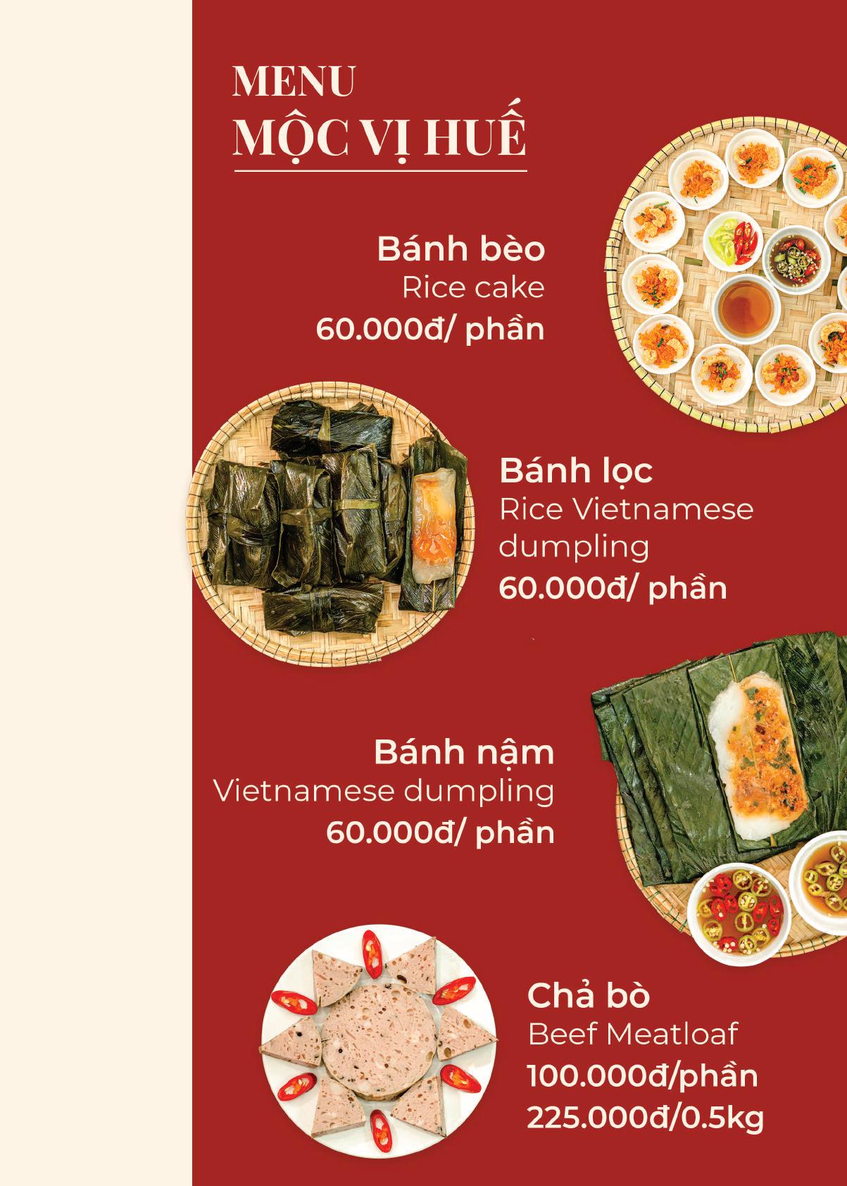 Menu Dien Chau Restaurant by Bảo Tran Nguyễn Viết - Issuu