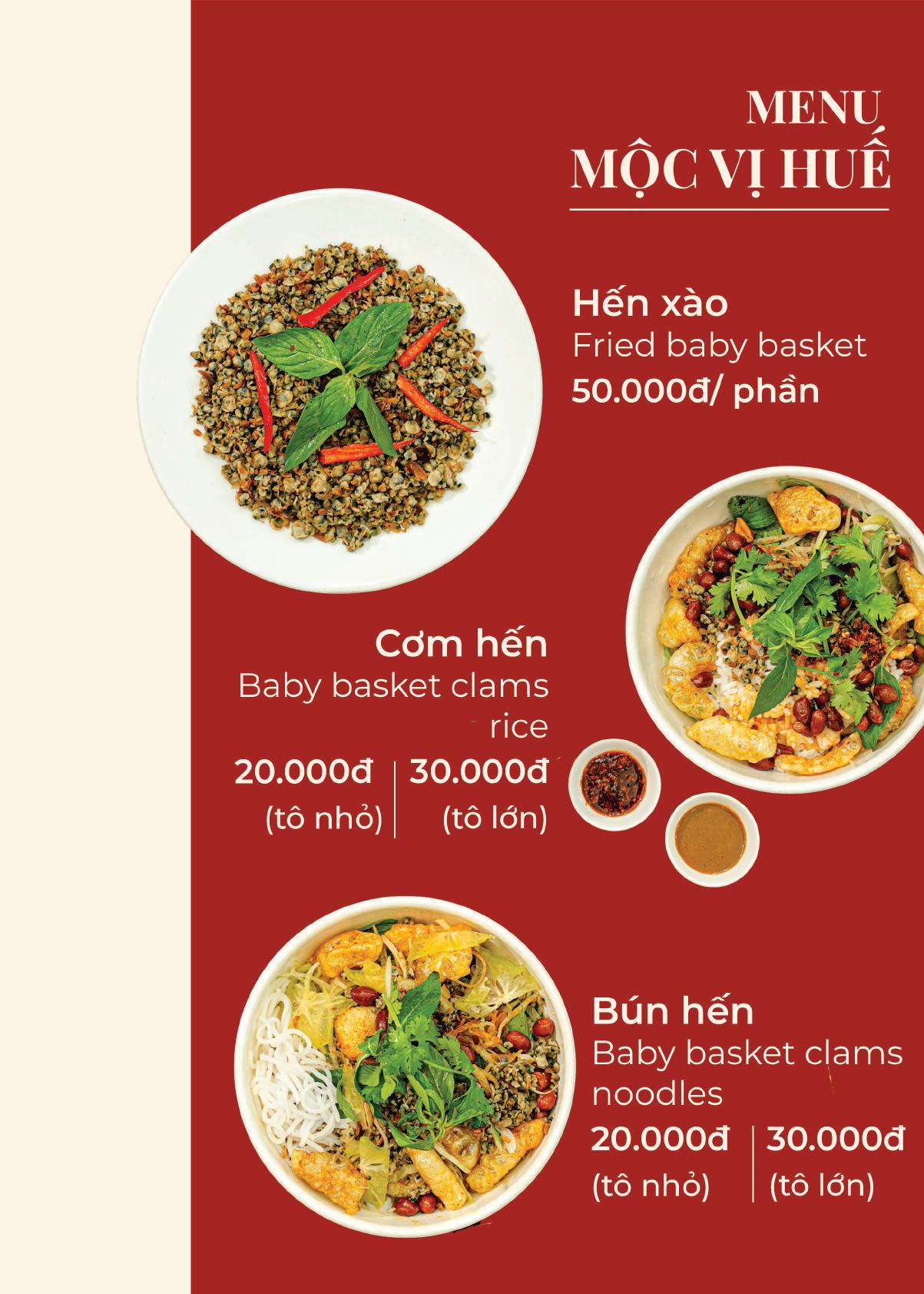 Menu Dien Chau Restaurant by Bảo Tran Nguyễn Viết - Issuu