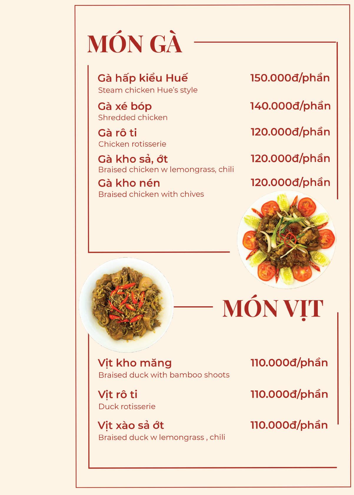 Menu Dien Chau Restaurant by Bảo Tran Nguyễn Viết - Issuu