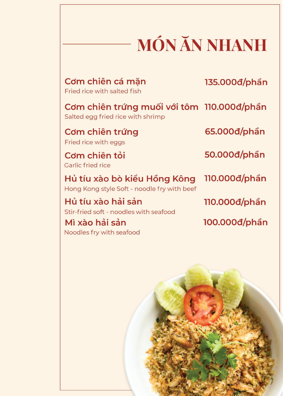 Menu Dien Chau Restaurant by Bảo Tran Nguyễn Viết - Issuu