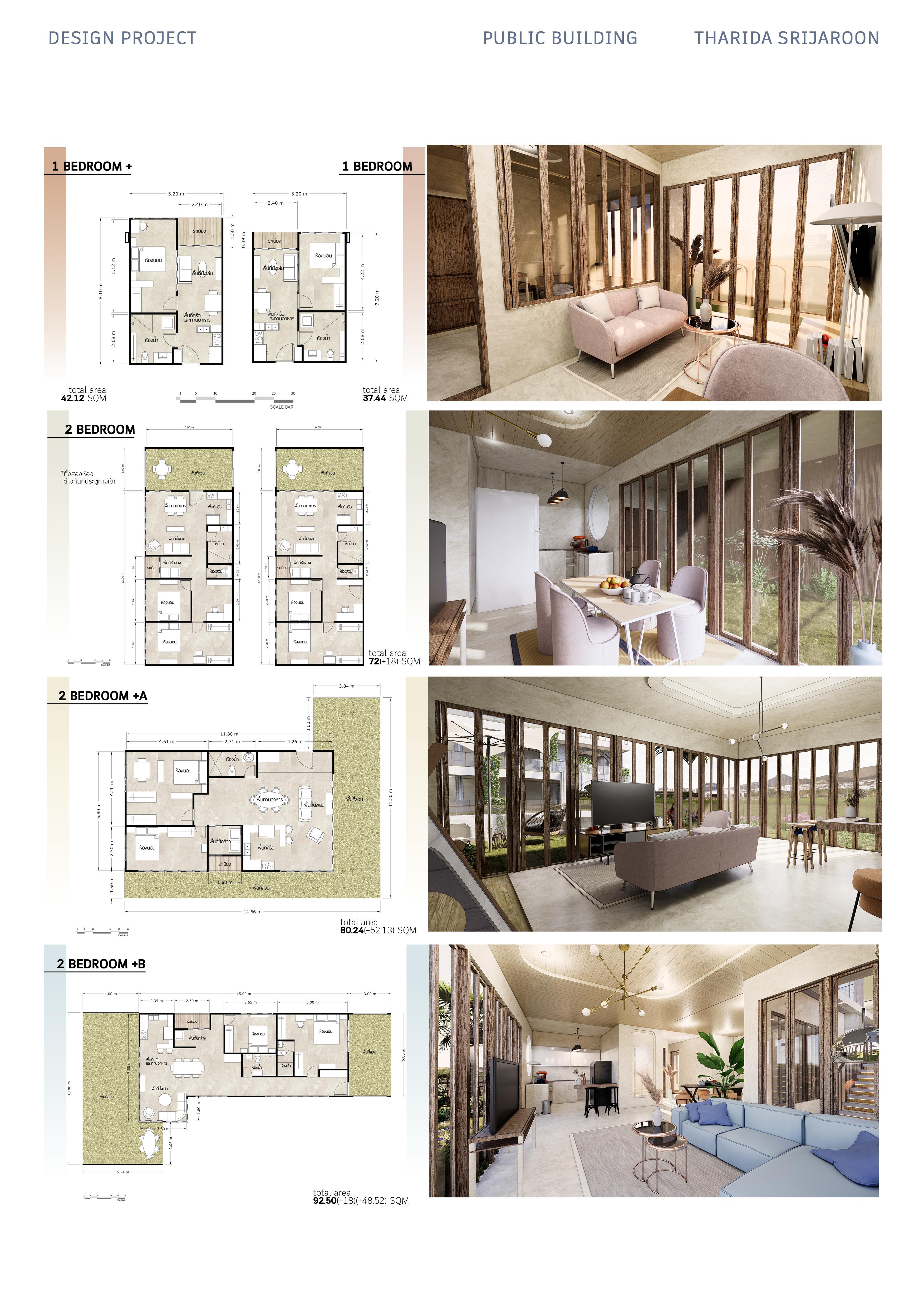 Tharida srijaroon - Architectural Portfolio, AAD, KMITL (Eng ver) by Da ...