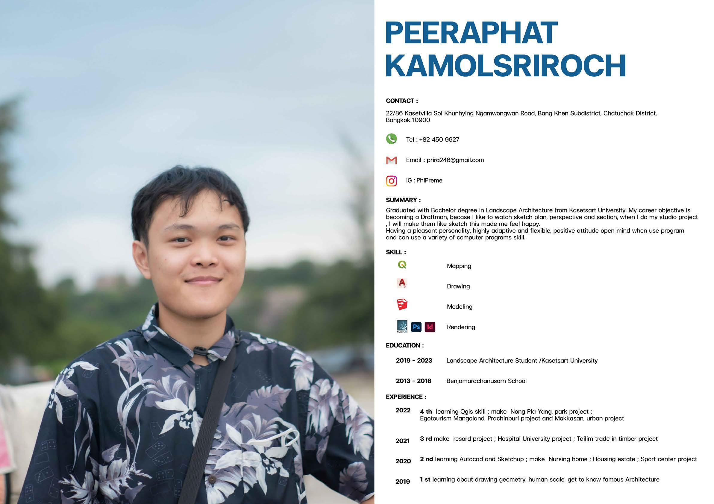 PORTFOLIO Peeraphat by Phipreme - Issuu
