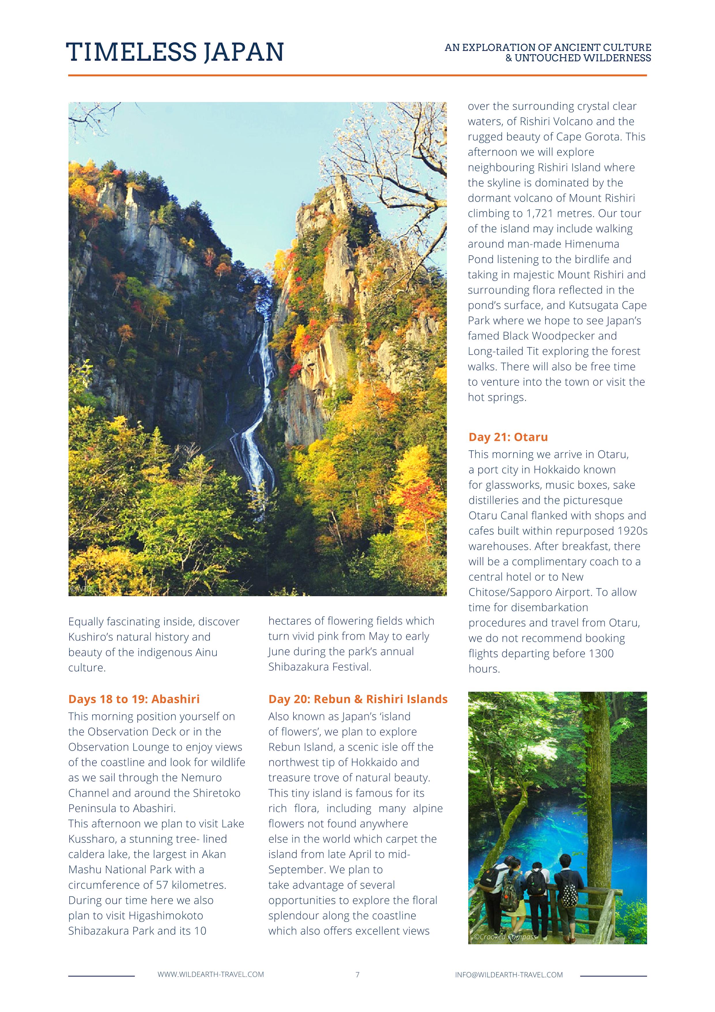 Timeless Japan 2023 by Heritage Expeditions / Wild Earth Travel - Issuu