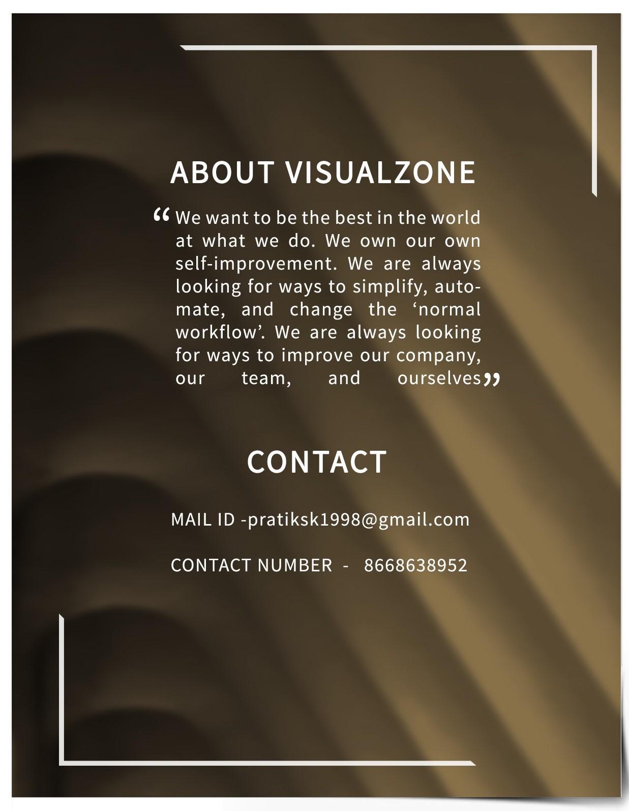 VISUAL-ZONE WORK PORTFOLIO by Pratik Kolhapure - Issuu