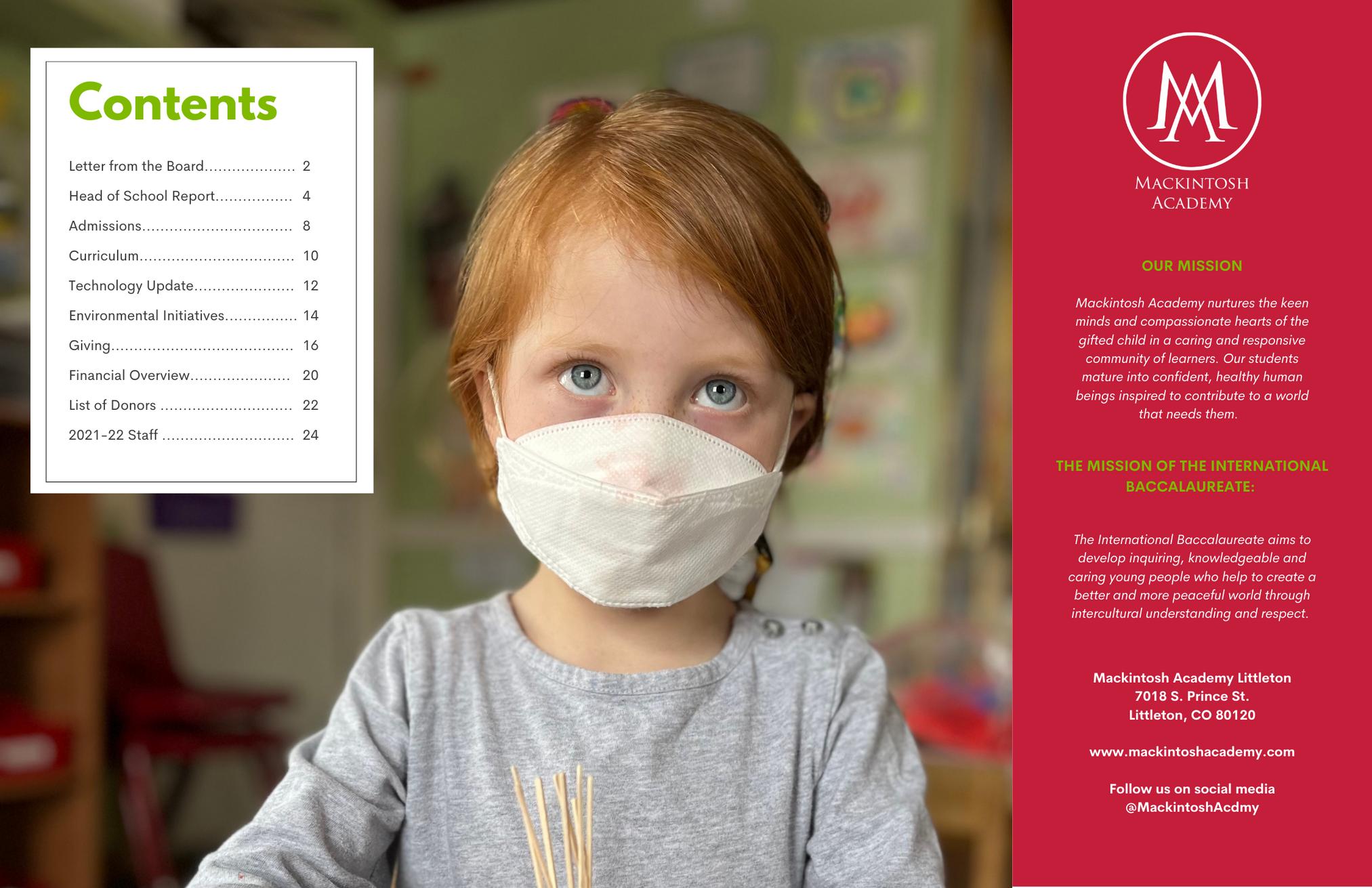 2021-22 Mackintosh Academy Annual Report by Mackintosh Academy - Issuu