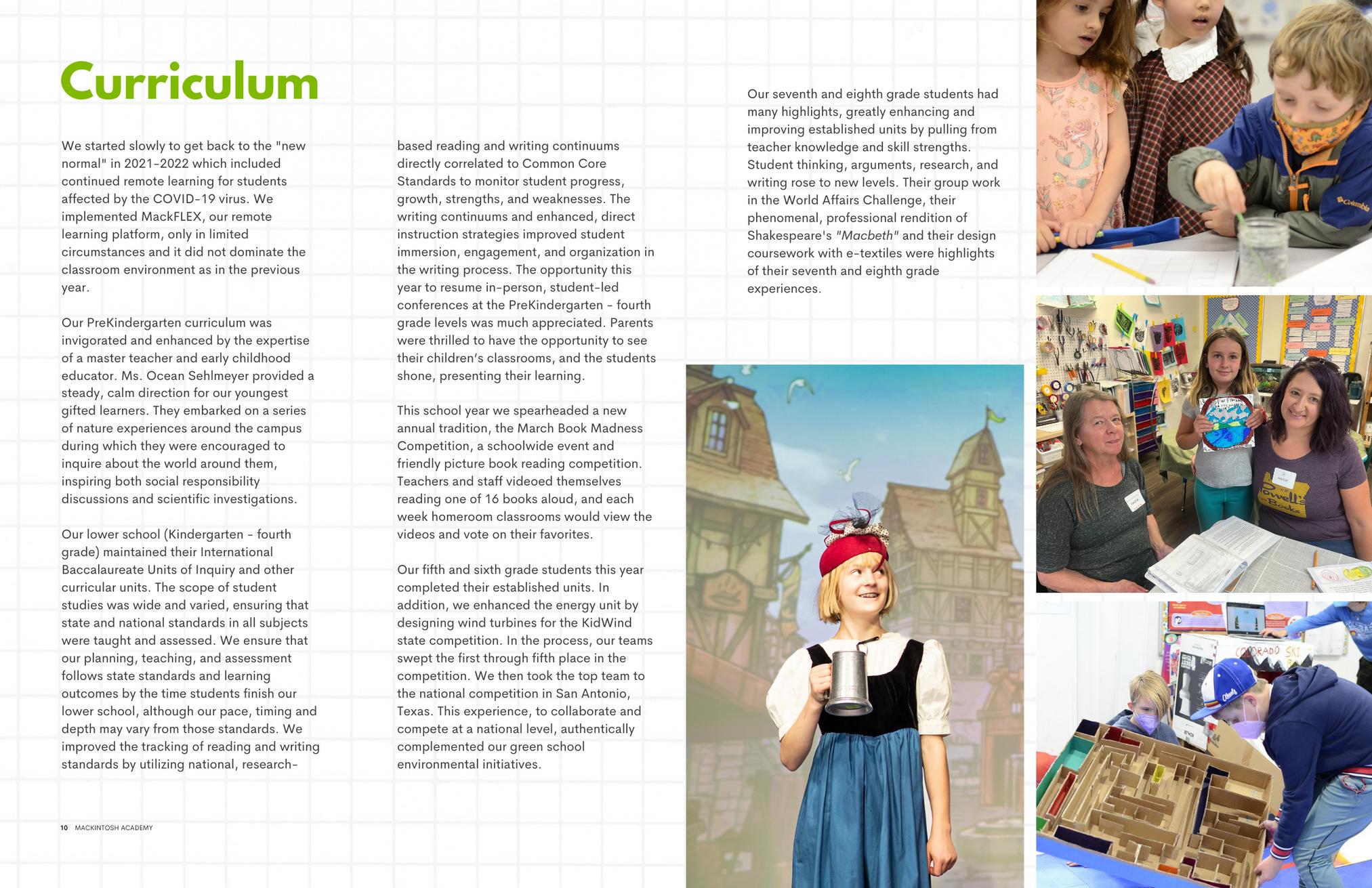 2021-22 Mackintosh Academy Annual Report by Mackintosh Academy - Issuu