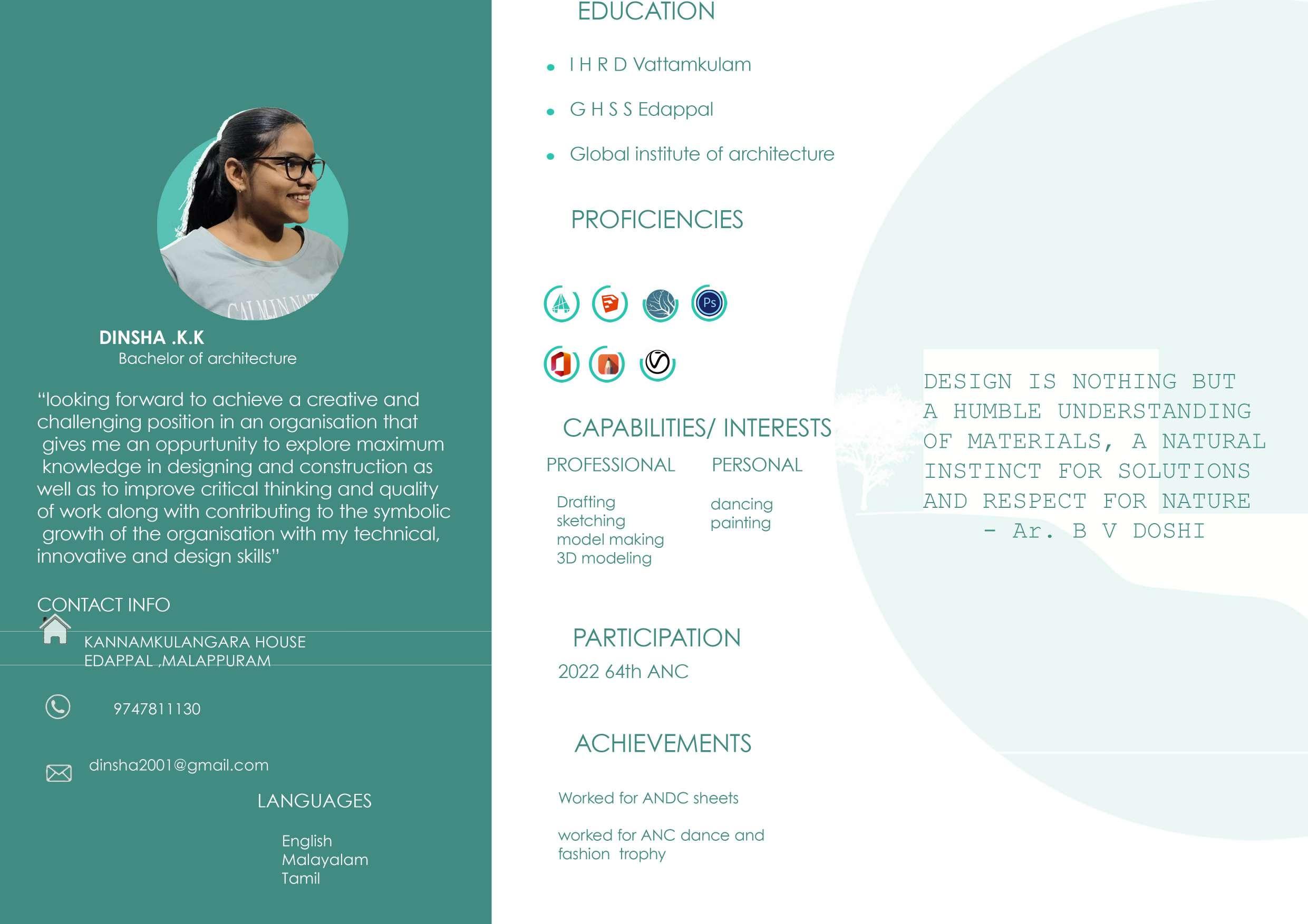 under graduate portfolio Dinsha by dinsha dinesh - Issuu