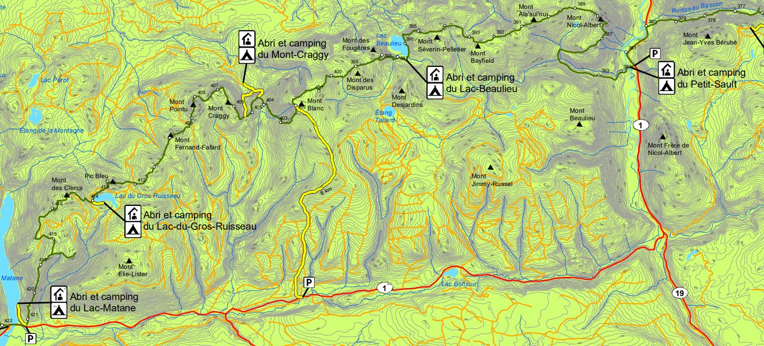 SIA-QC / Cartes Réserve faunique de Matane_2023_01 by Sentier ...