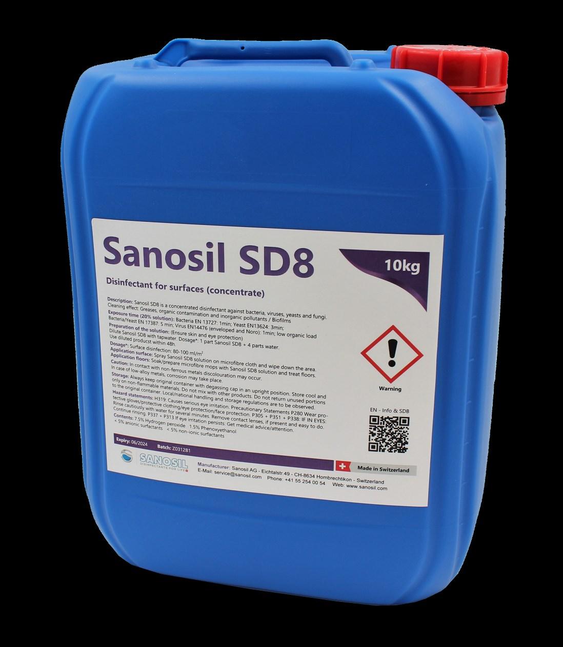 Sanosil SD8-Desinfección de superficies- conc. V1.2 ES by Sanosil - Issuu