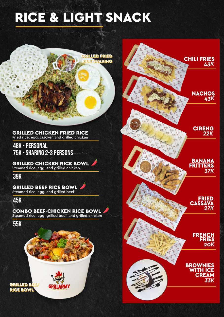 MENU GRILL ARMY by Grill Army - Issuu