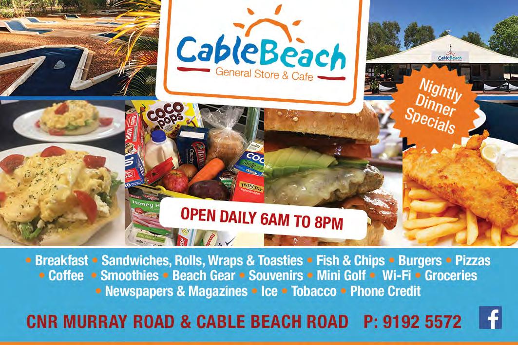 Cable Beach Caravan Park Map by Just Brilliant Guides - Issuu