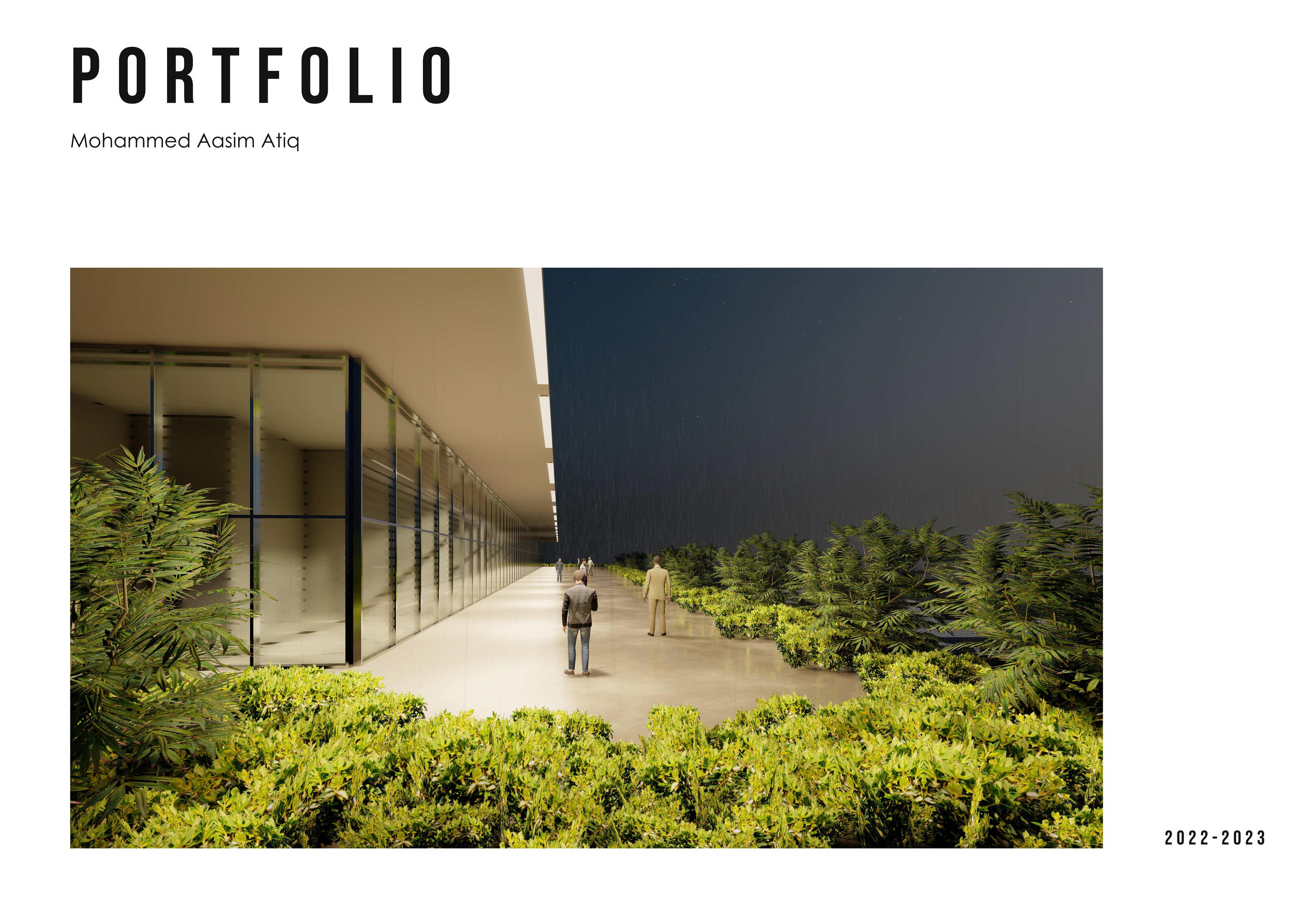 Undergraduate architecture portfolio by Mohammed Aasim Atiq - Issuu