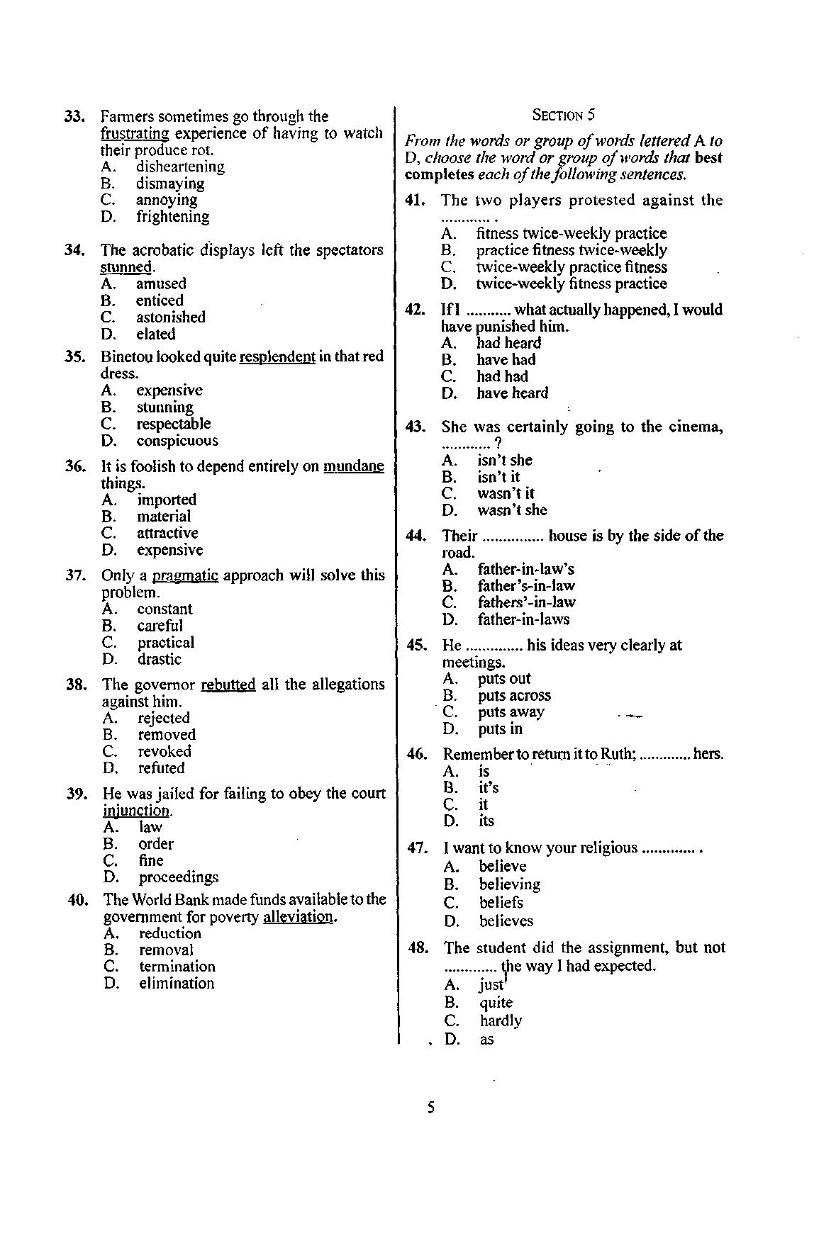 Free WASSCE Oral English Questions And Answers PDF By Charles Godwin
