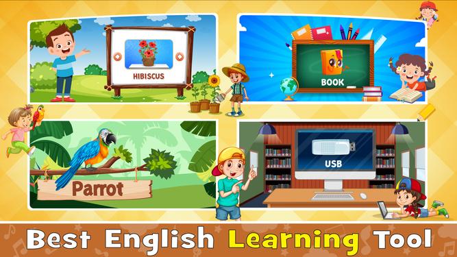 Teach your kids English with this Interactive English learning game by ...