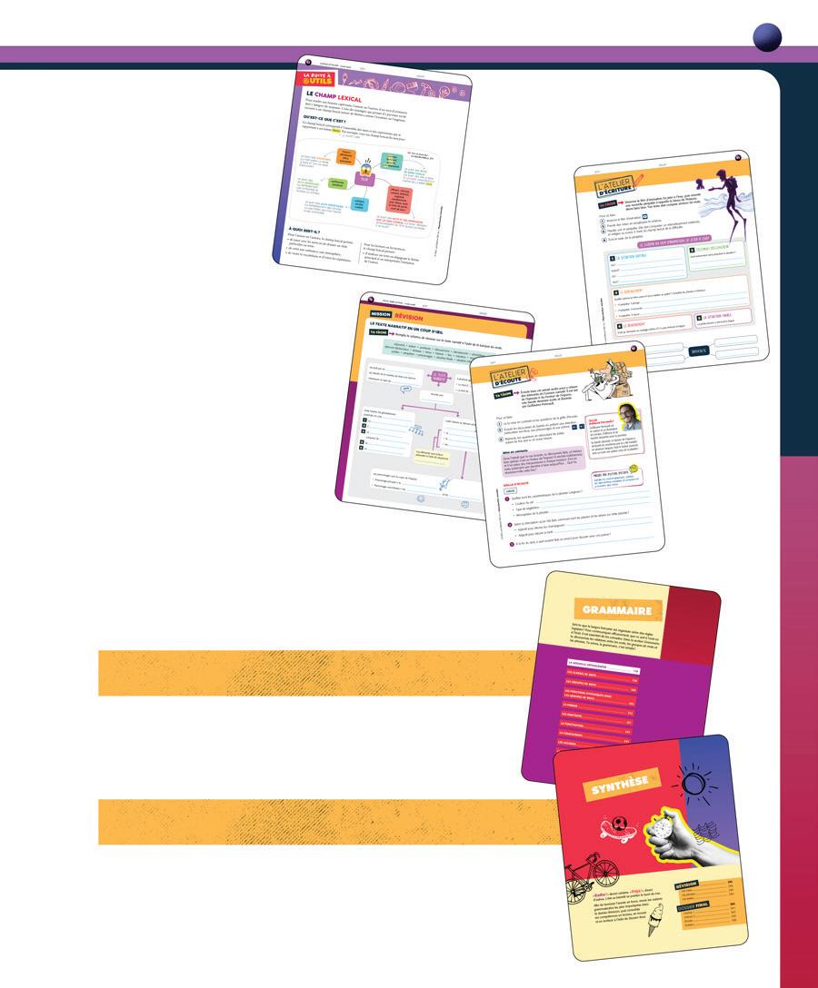 MISSIONS 1 - Extrait cahier d'apprentissage, français 1re secondaire by ...