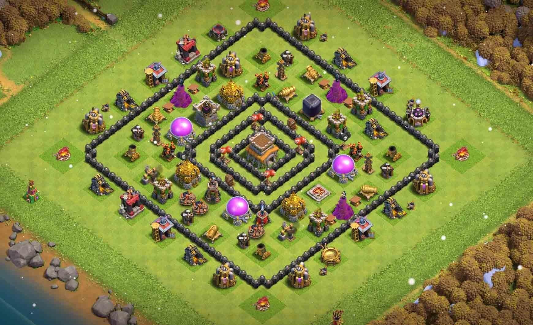 Th8 Clan War Base Layout