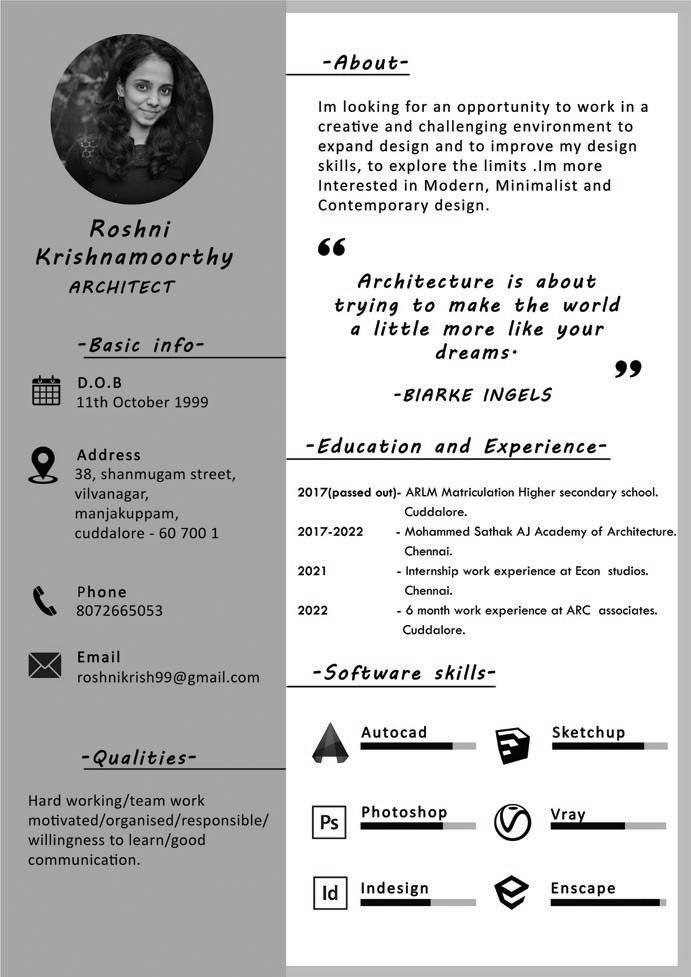 PORTFOLIO by Roshni Krishnamoorthy - Issuu