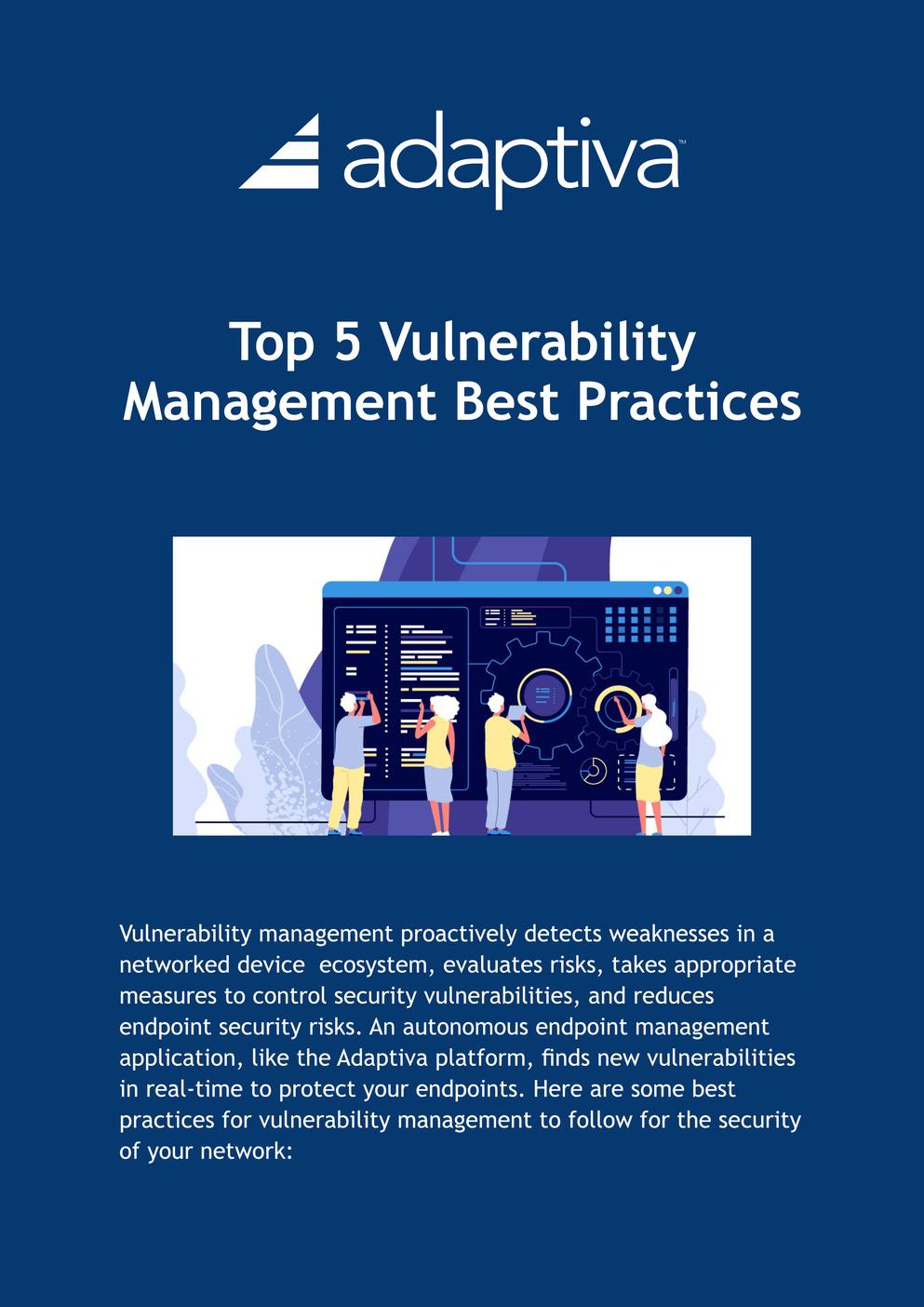 Top 5 Vulnerability Management Best Practices By Adaptiva Issuu