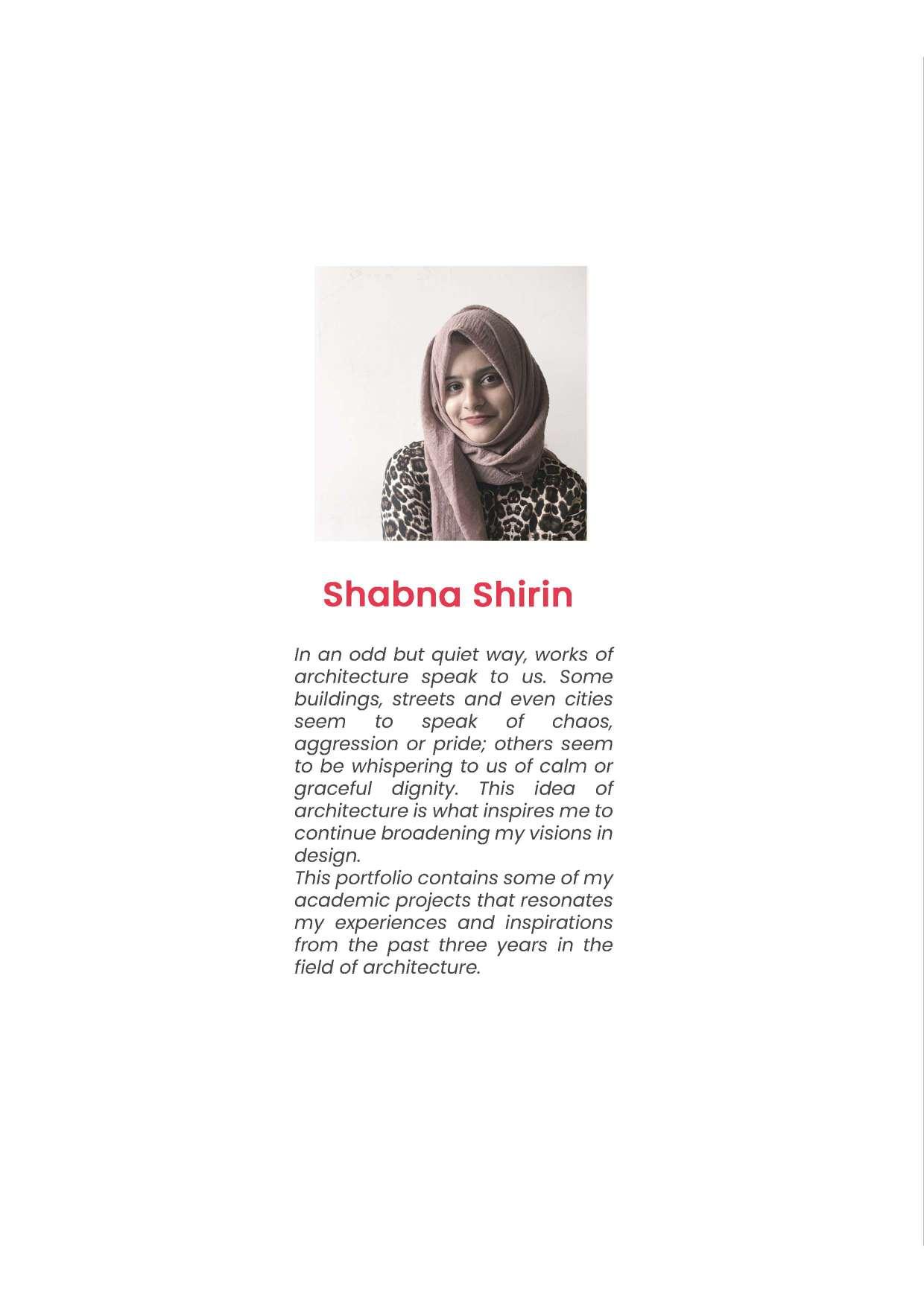 UG Portfolio | Shabna Shirin by Shabna Shirin - Issuu