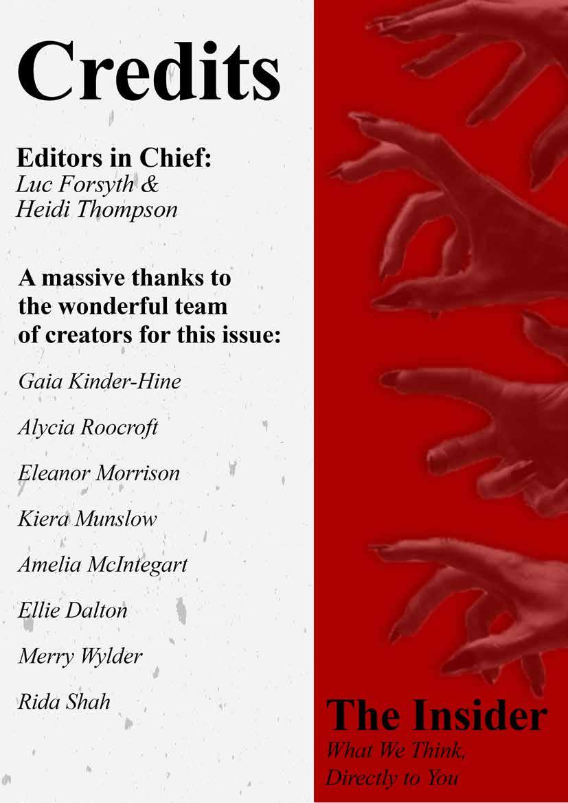 The Insider - The Horror Issue by Heidi Thompson - Issuu