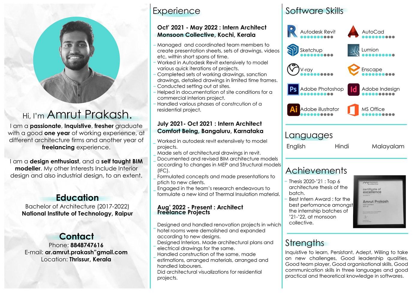 Architecture Portfolio - Amrut Prakash by Amrut Prakash - Issuu