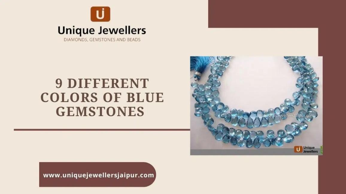 9 Different Colors Of Blue Gemstones With Names & Healing Properties by ...