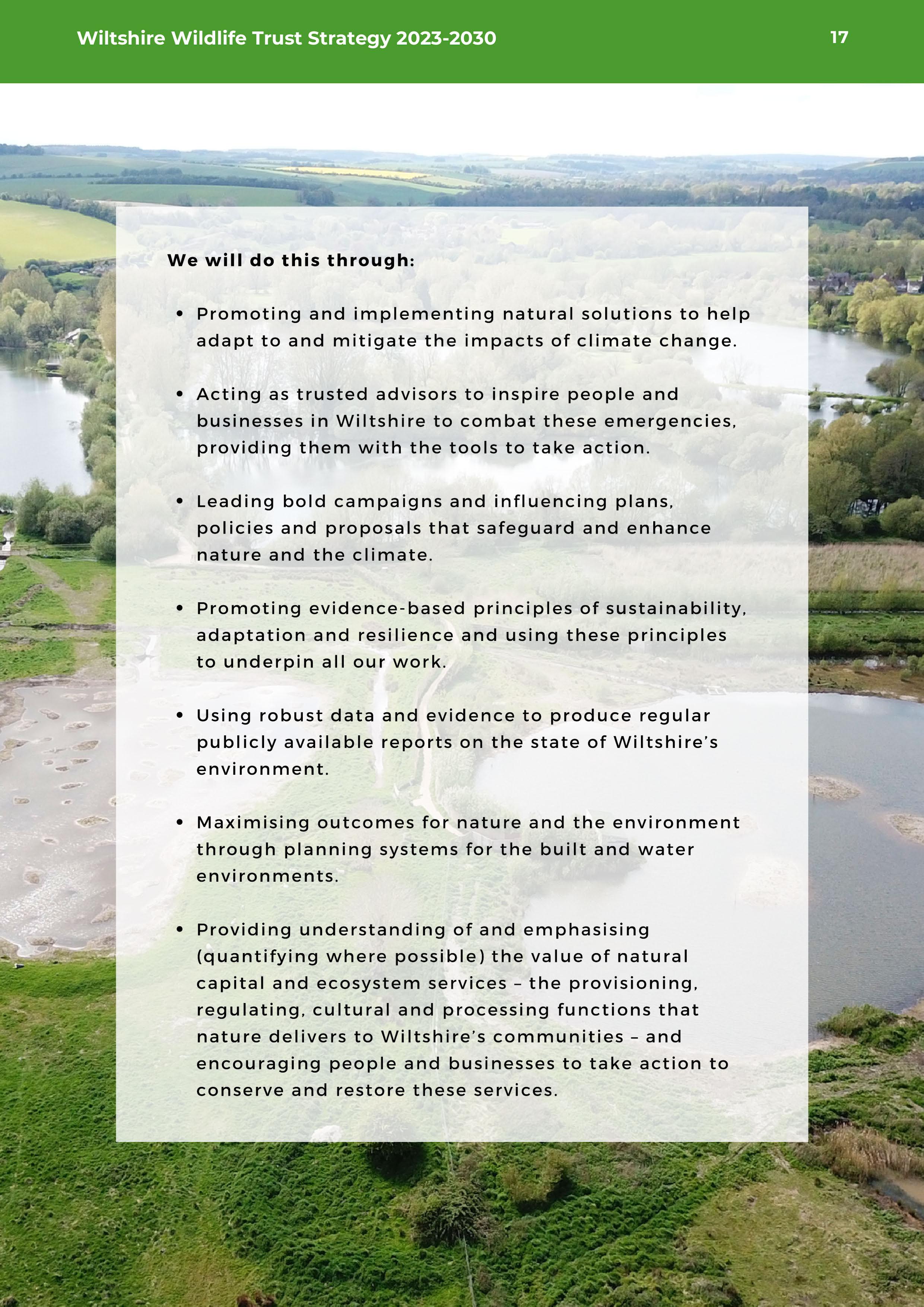 Wiltshire Wildlife Trust Strategy 2023-2030 by wiltswildlife - Issuu