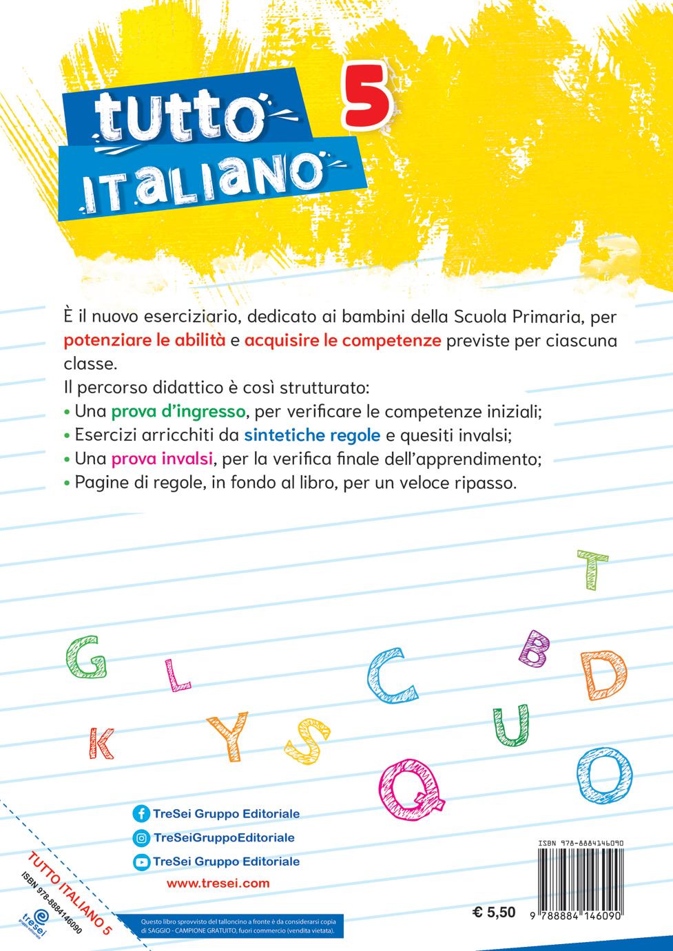 TUTTO ITALIANO - Eserciziario classe 5 by Tresei Gruppo Editoriale - Issuu