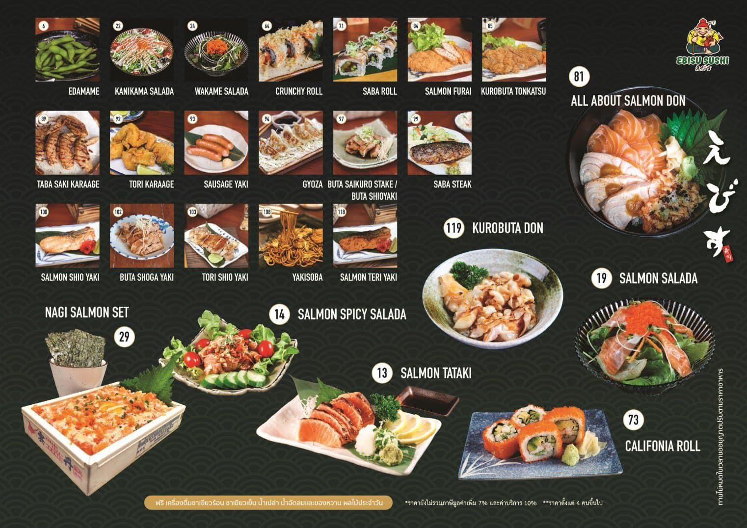 Menu Buffet 799++ by Ebisu Sushi - Issuu