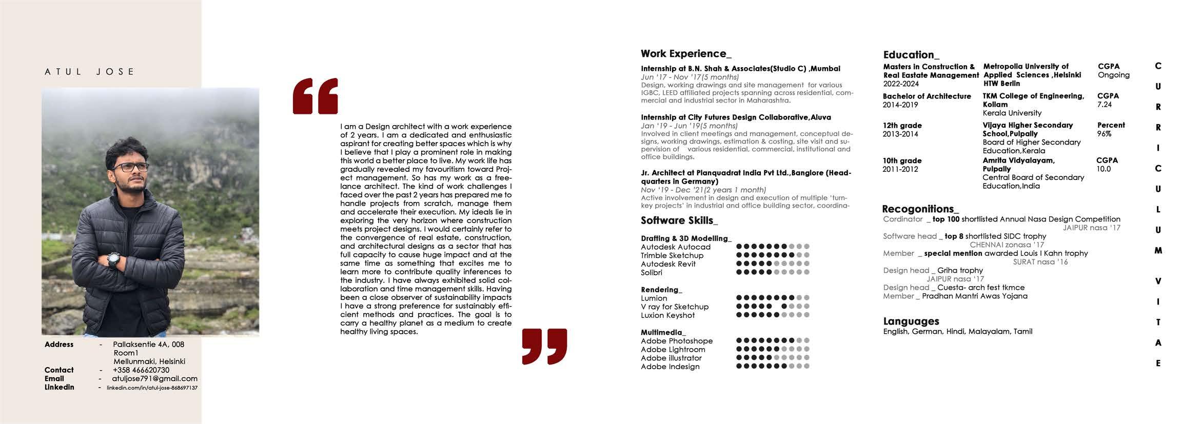 Portfolio by Atul Jose - Issuu