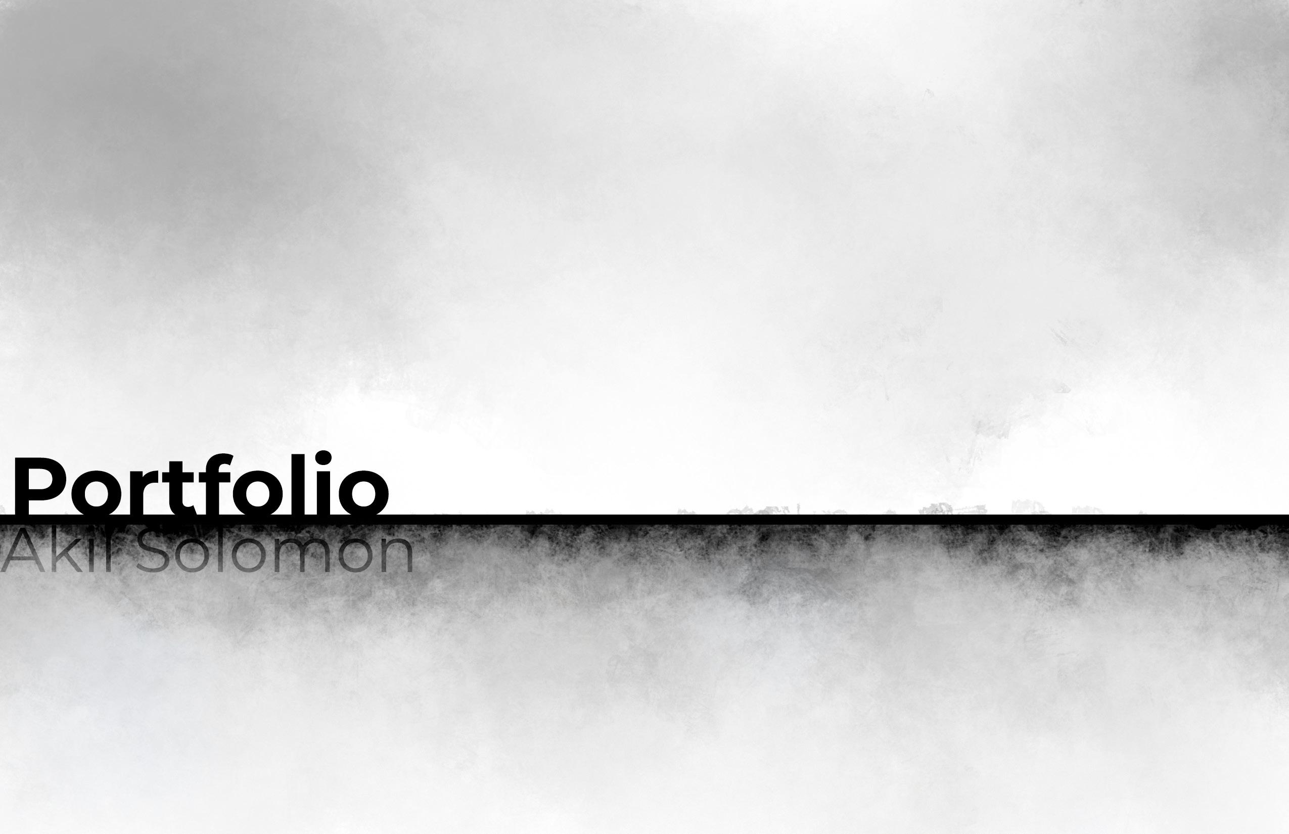 Akil Solomon Design Portfolio by akil solomon - Issuu