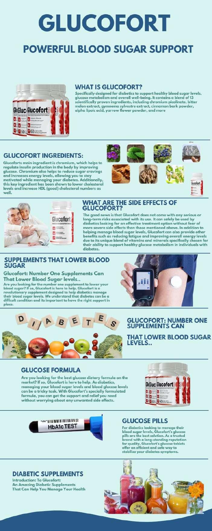 Glucofort Powerful blood sugar support by MarioJosephinfo - Issuu