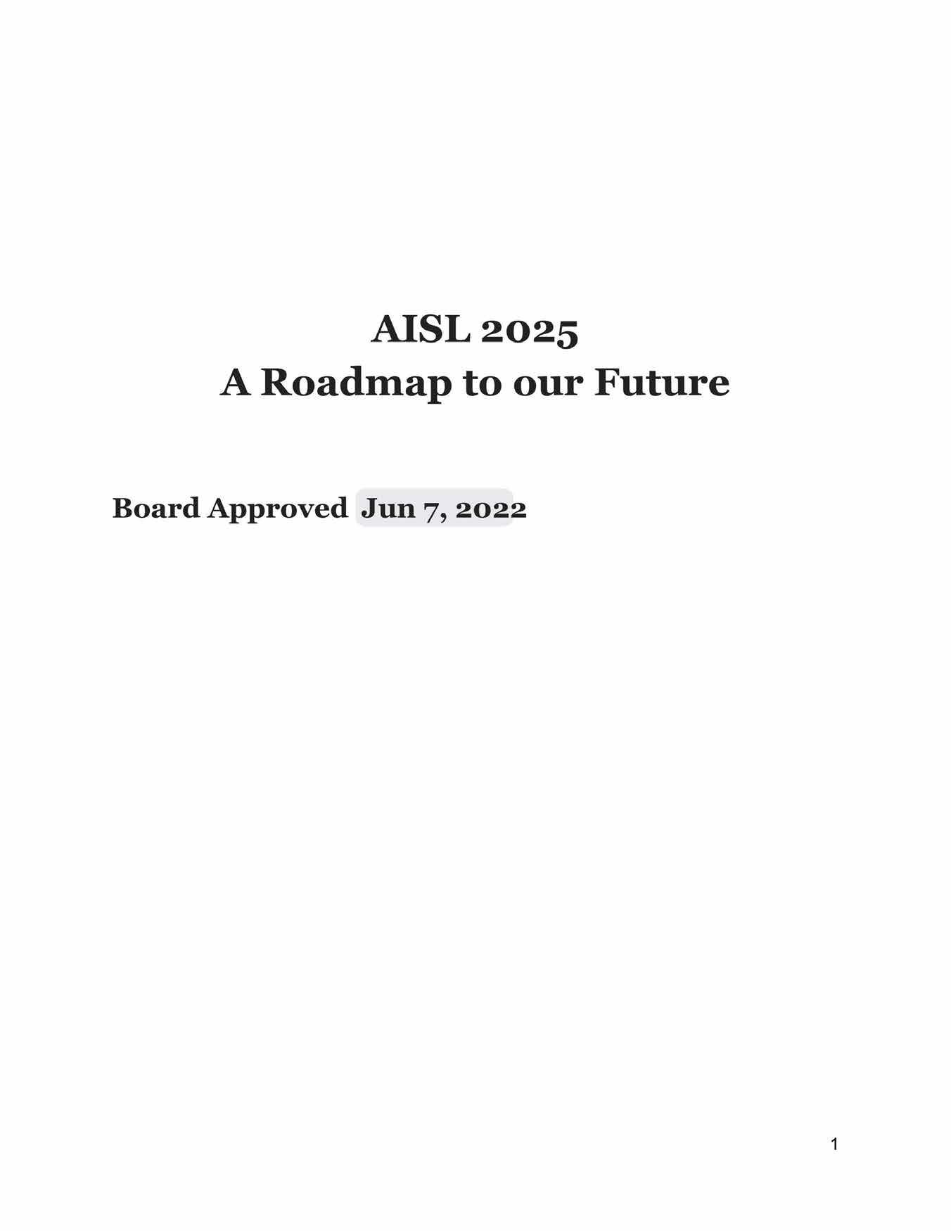 AIS Lagos Strategic Pan 2025: A Roadmap to our Future by AIS Lagos - Issuu