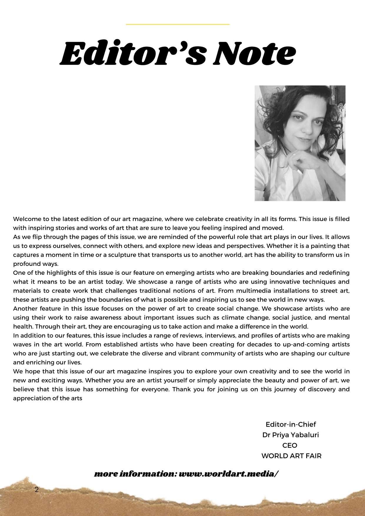 World ArtStyle Magazine by Art Style - Issuu