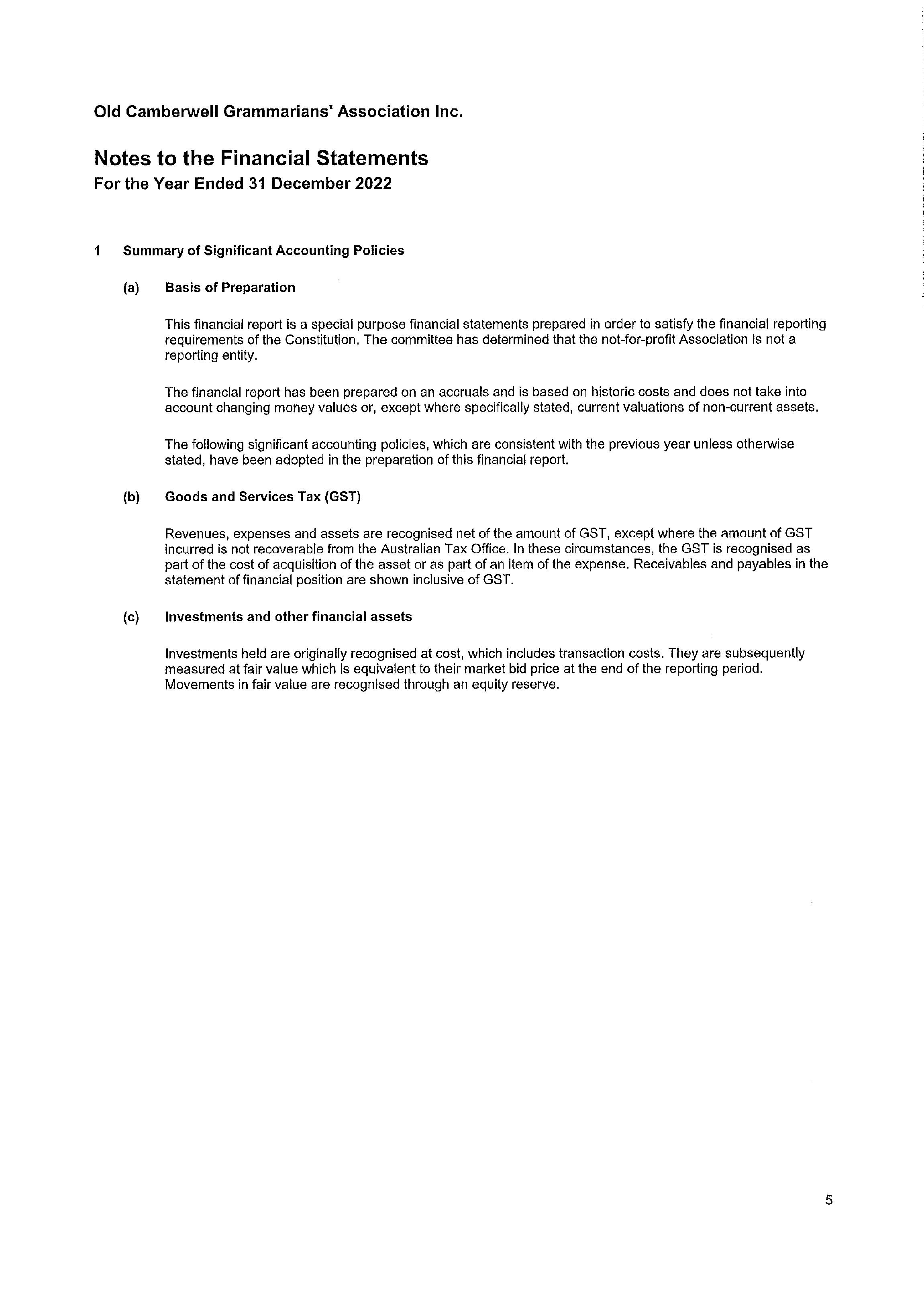 OCGA Annual Report 2022 by OldCamberwellGrammariansAssociation - Issuu