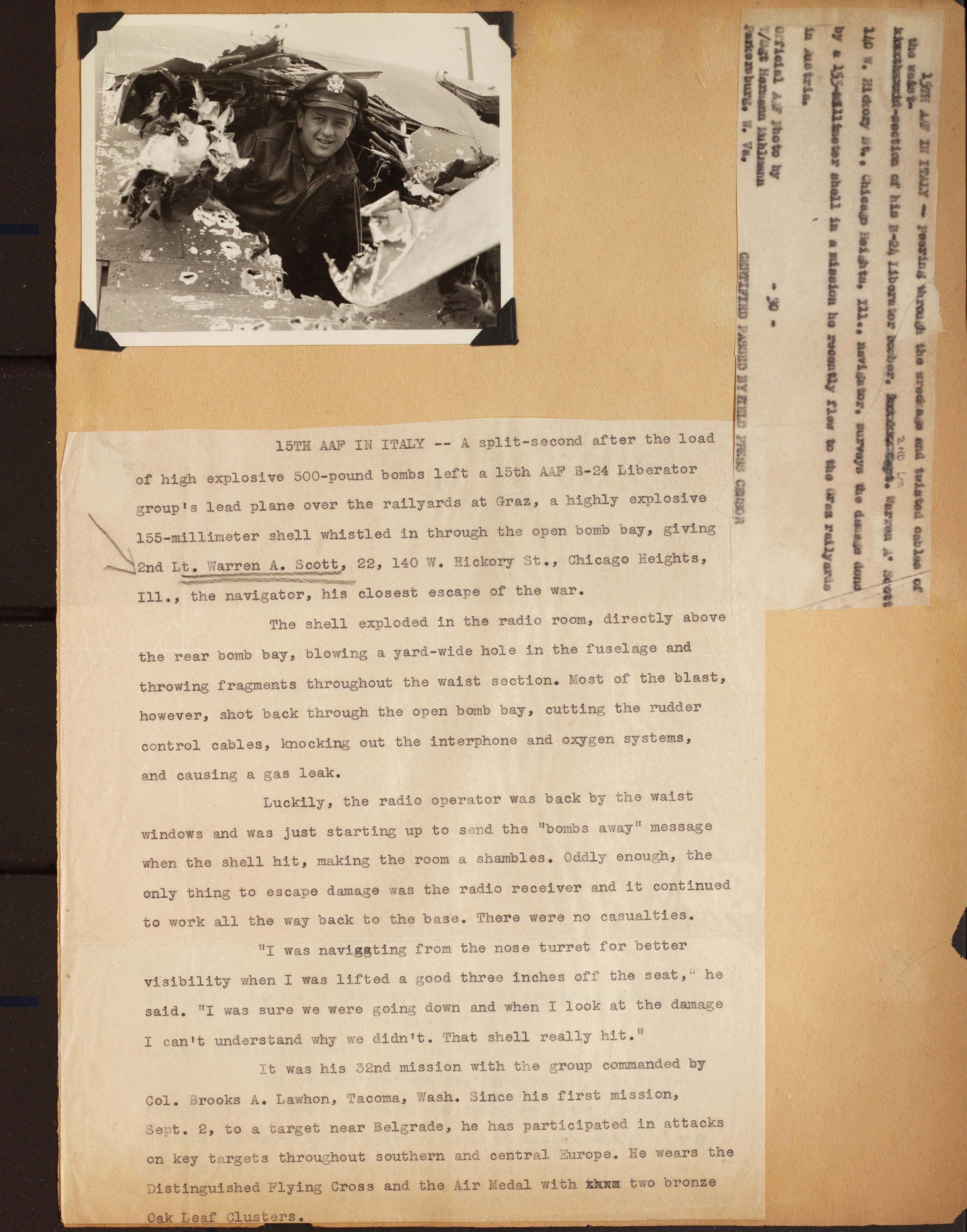 Vava Sandy WWII Scrapbook by Drake University - Issuu