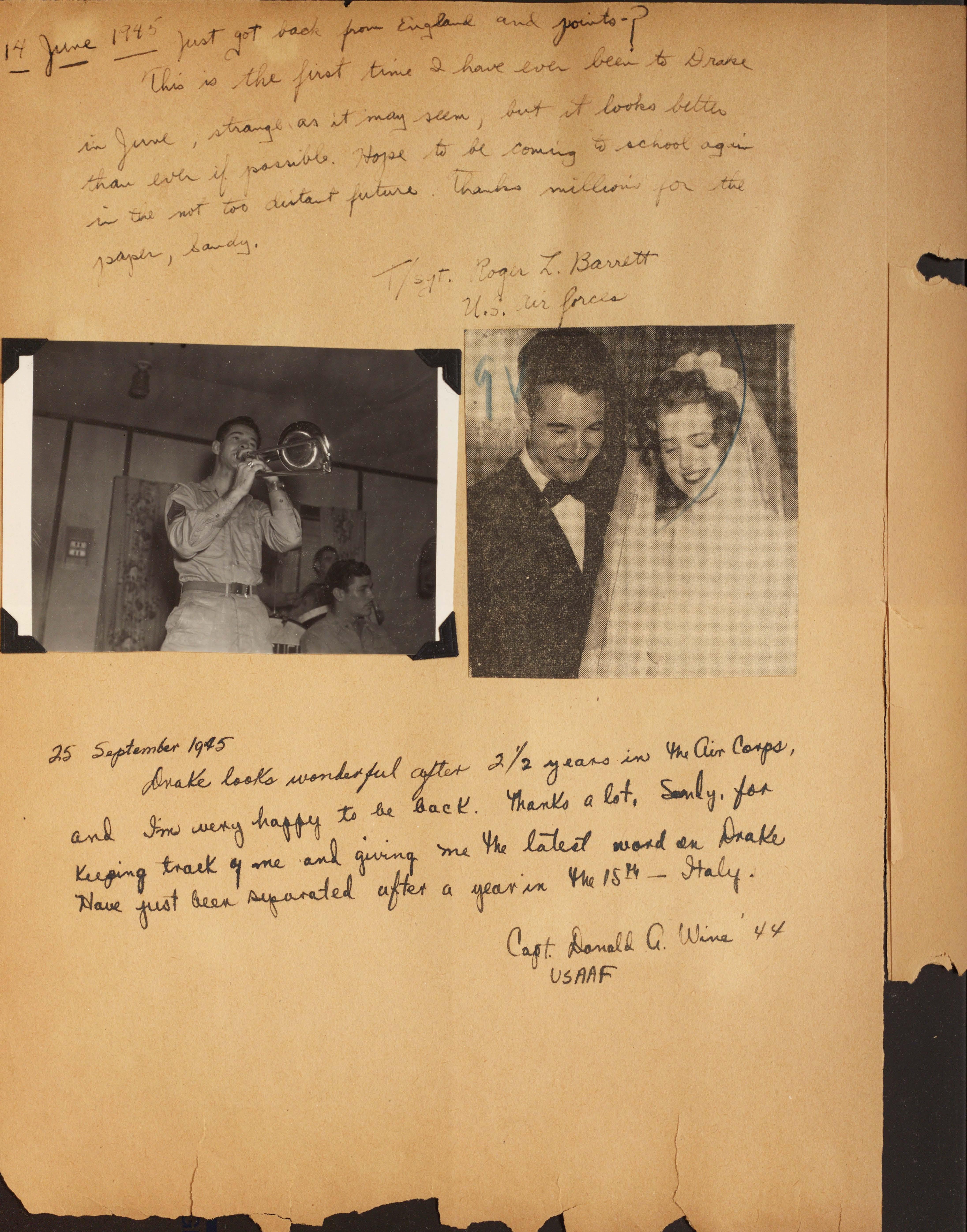 Vava Sandy WWII Scrapbook by Drake University - Issuu