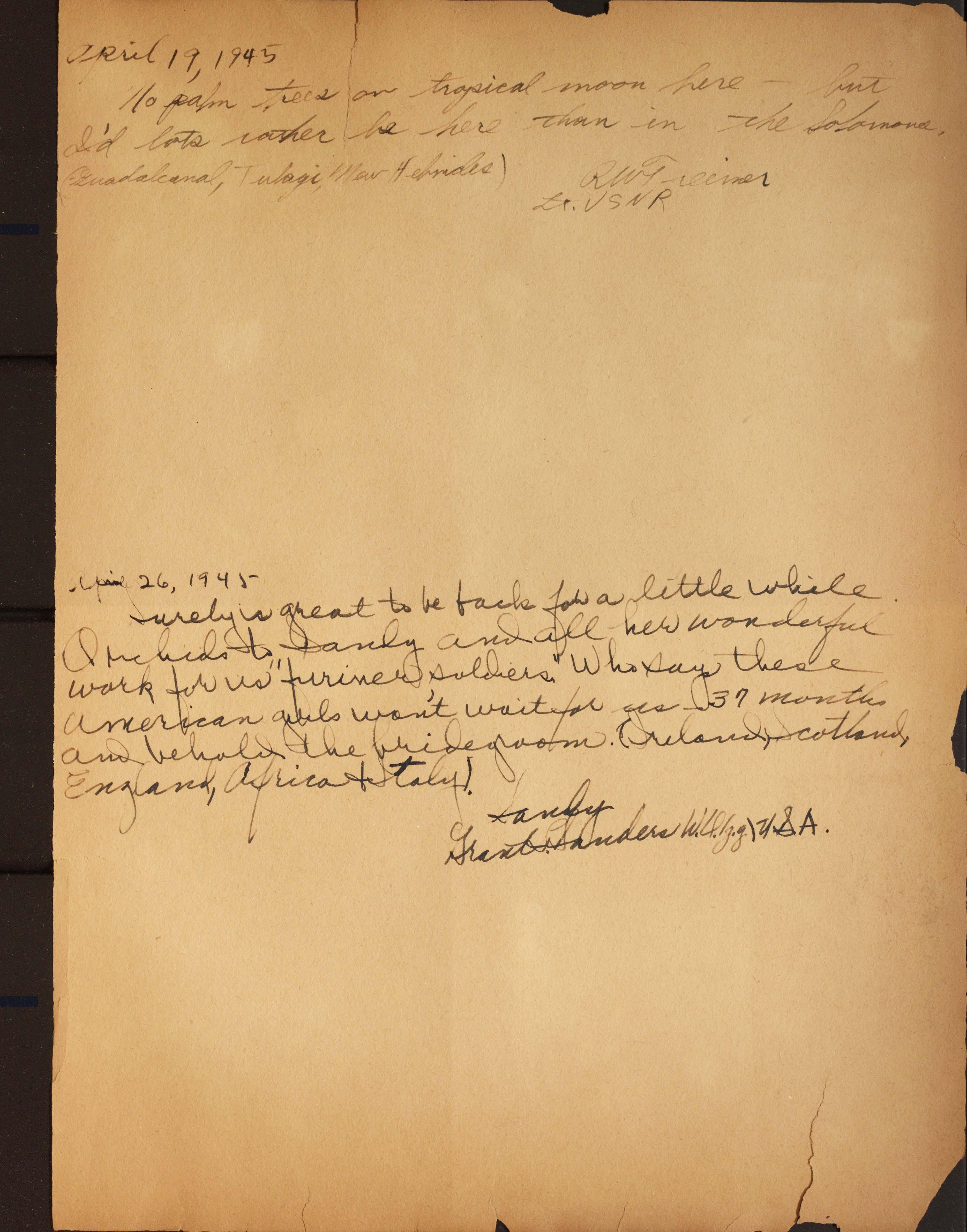 Vava Sandy WWII Scrapbook by Drake University - Issuu
